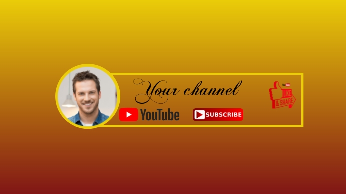 Copy of YOUTUBE CHANNEL COVER DESIGN | PosterMyWall