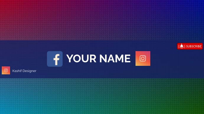 Plantilla de YOUTUBE CHANNEL COVER DESIGN | PosterMyWall