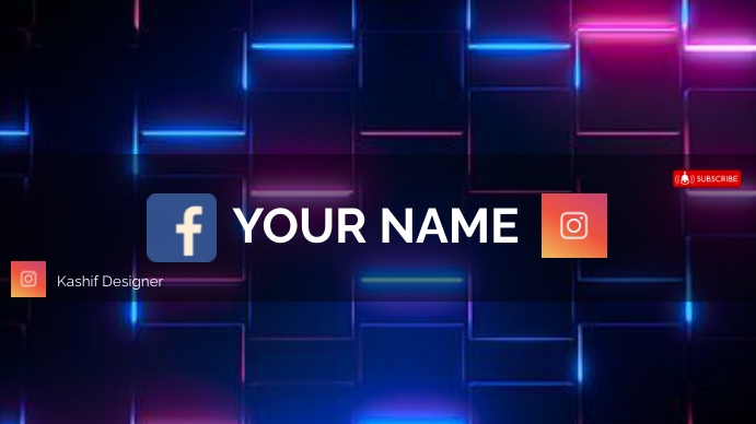 YOUTUBE CHANNEL COVER DESIGN Template | PosterMyWall