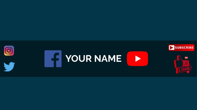 Copy of YOUTUBE CHANNEL COVER DESIGN | PosterMyWall