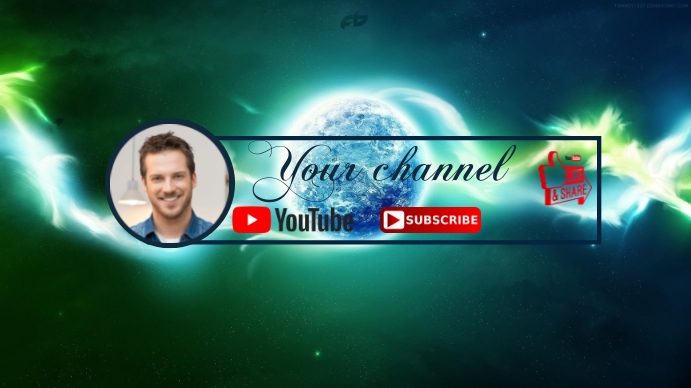 Copy of YOUTUBE CHANNEL COVER DESIGN | PosterMyWall
