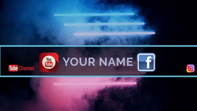 YOUTUBE CHANNEL COVER DESIGN Template | PosterMyWall