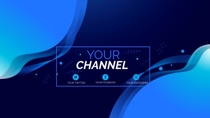 YOUTUBE CHANNEL COVER DESIGN Template | PosterMyWall