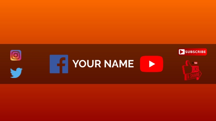 YOUTUBE CHANNEL COVER DESIGN Template | PosterMyWall