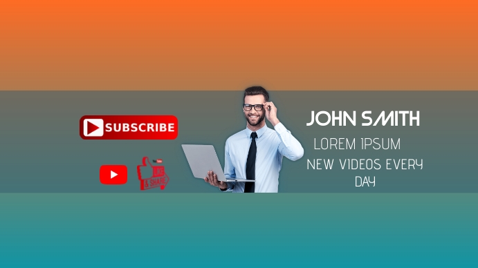 YOUTUBE CHANNEL COVER DESIGN Template | PosterMyWall