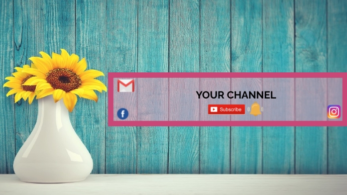 youtube channel cover design Template | PosterMyWall