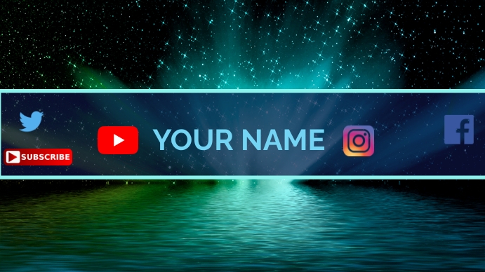 YOUTUBE CHANNEL COVER DESIGN Template | PosterMyWall