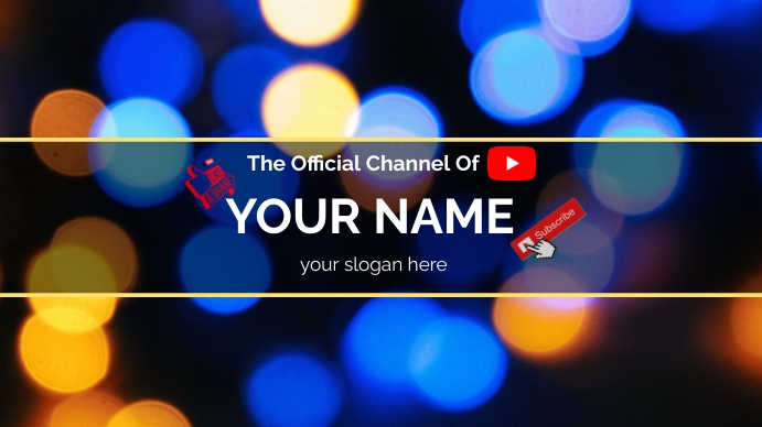 Copy of YOUTUBE CHANNEL COVER DESIGN | PosterMyWall