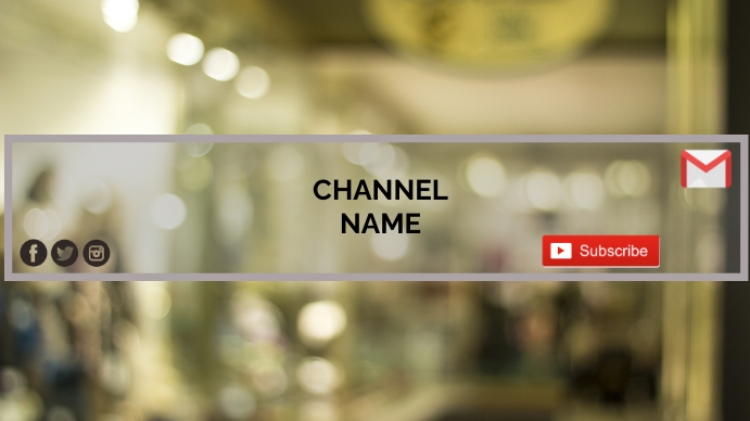 Copy of YouTube channel cover design | PosterMyWall