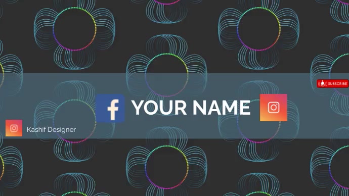 YOUTUBE CHANNEL COVER DESIGN Template | PosterMyWall
