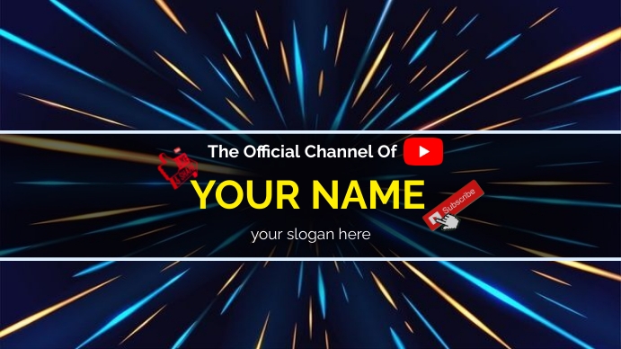 Plantilla de YOUTUBE CHANNEL COVER DESIGN | PosterMyWall