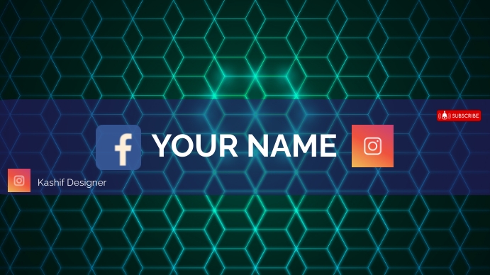 YOUTUBE CHANNEL COVER DESIGN Template | PosterMyWall