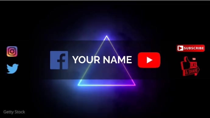 Plantilla de YOUTUBE CHANNEL COVER DESIGN | PosterMyWall