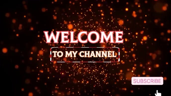 Plantilla de youtube channel intro | PosterMyWall