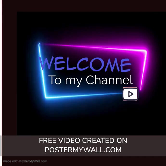 YouTube Channel Video Template | PosterMyWall