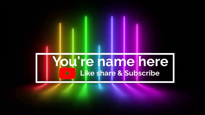 YouTube cover photo Template | PosterMyWall