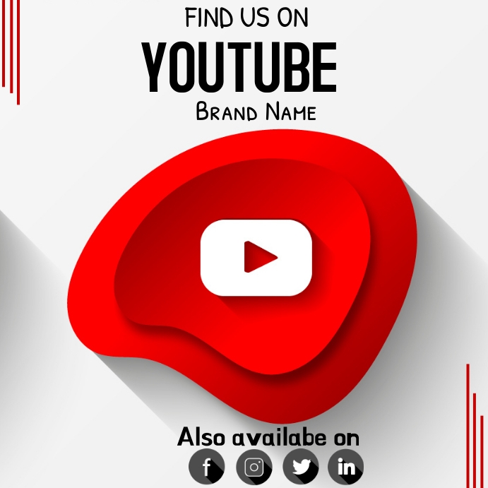 Youtube design Template | PosterMyWall