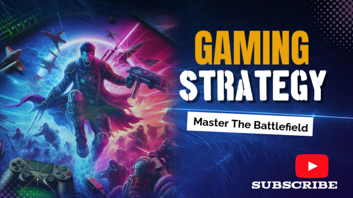 YouTube Gaming template | PosterMyWall