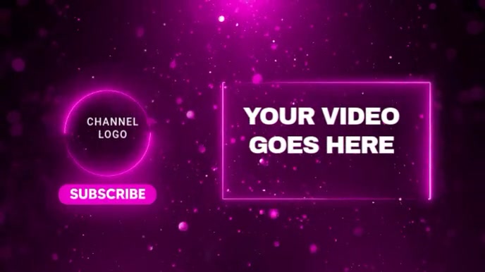 youtube outro Template | PosterMyWall