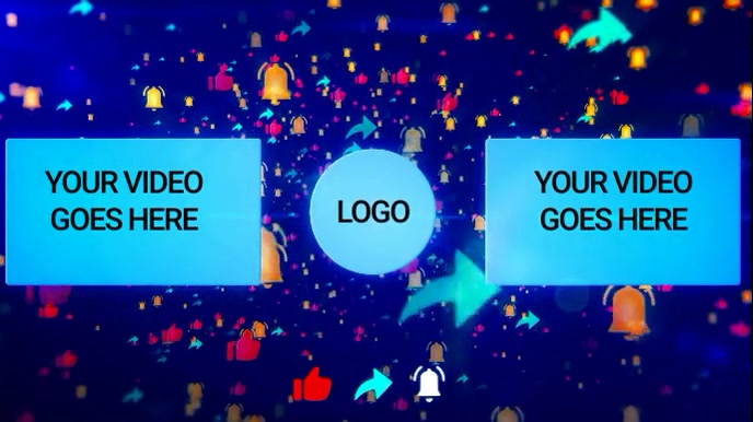 youtube outro Template | PosterMyWall