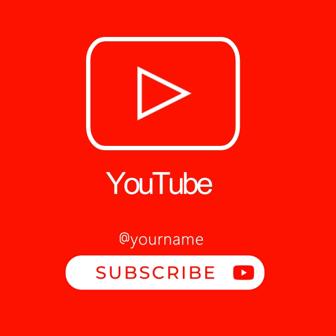 YouTube subscribe template | PosterMyWall