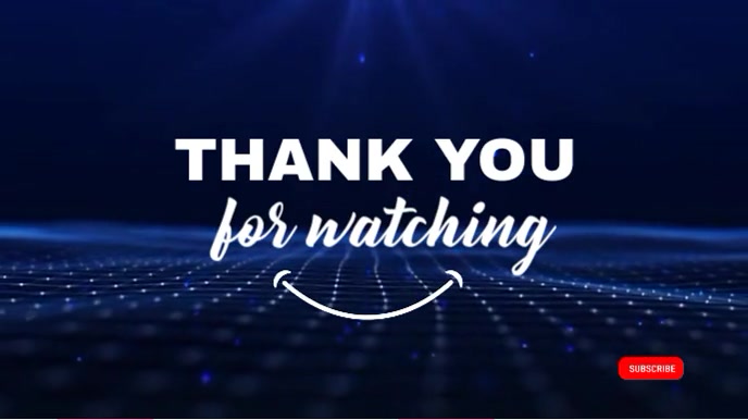 Youtube Latest Thank you entro Template | PosterMyWall