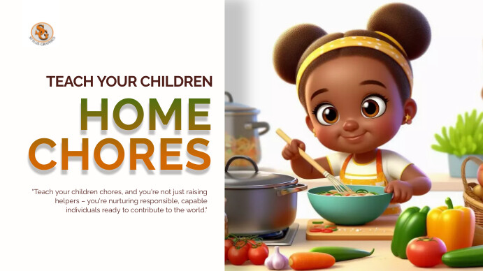 Copy of YouTube thumbnail _HOME CHORES | PosterMyWall