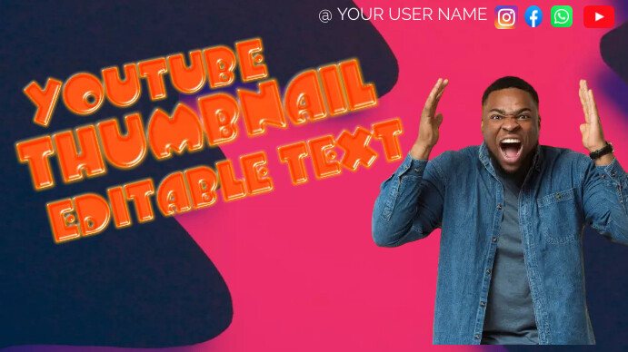 YOUTUBE THUMBNAIL BACKGROND Template | PosterMyWall