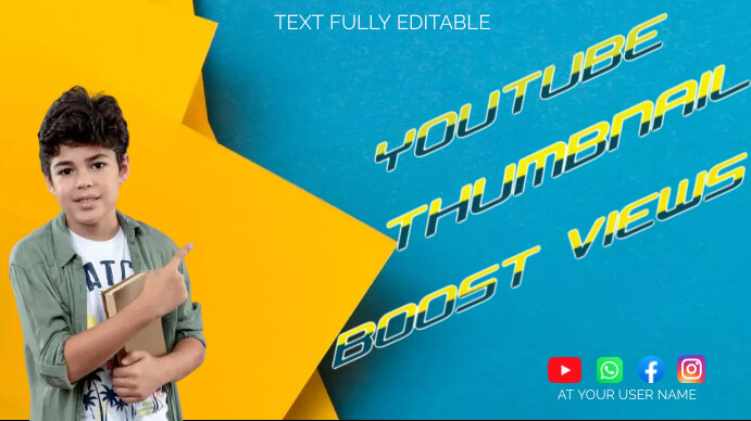 YouTube thumbnail background Template | PosterMyWall