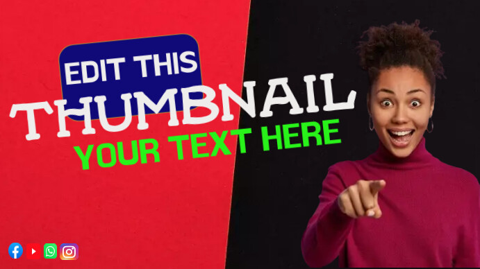 YouTube thumbnail background Template | PosterMyWall