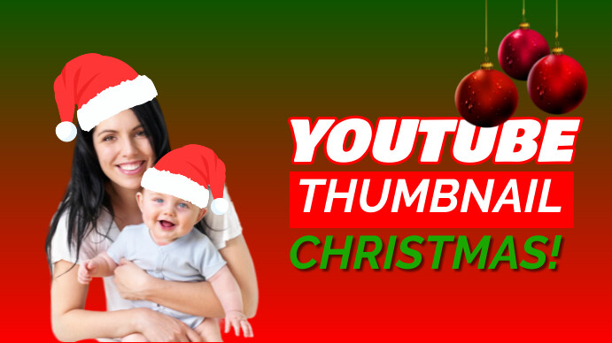 Copy of youtube thumbnail christmas | PosterMyWall