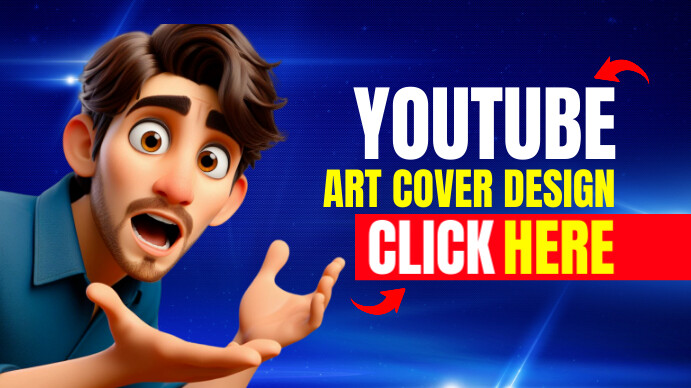youtube thumbnail cover design Template | PosterMyWall