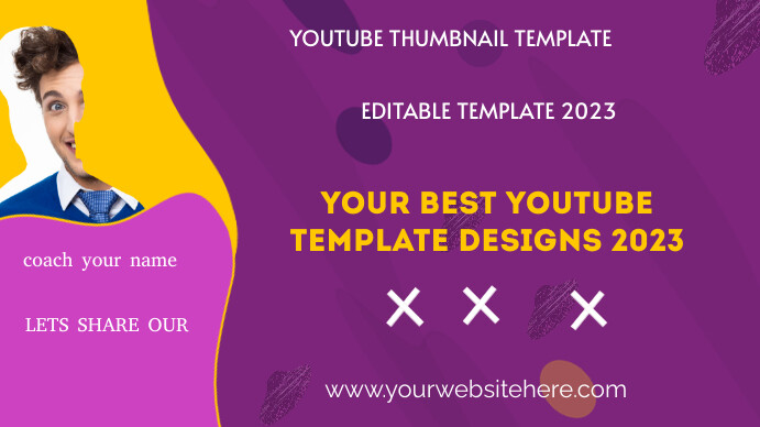 Copy of YOUTUBE THUMBNAIL DESIGN ( EDITABLE ) | PosterMyWall