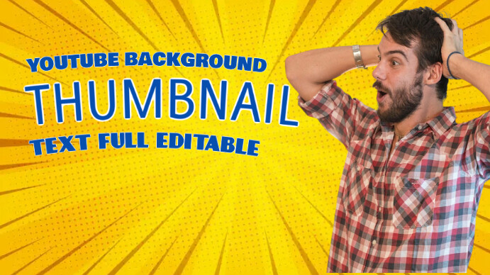 YouTube thumbnail Template | PosterMyWall