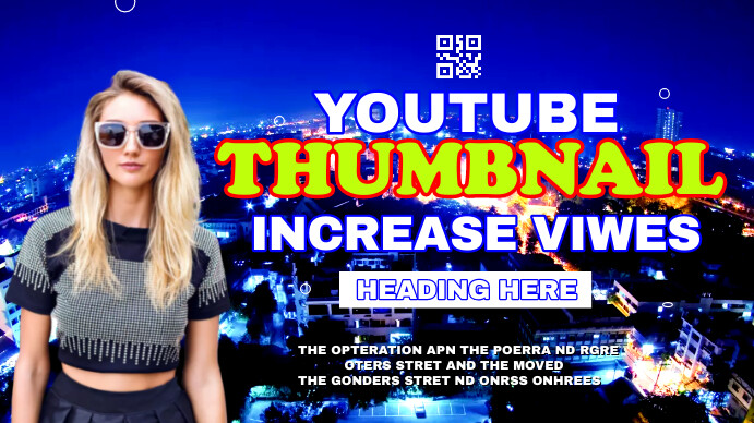 YOUTUBE THUMBNAIL Template | PosterMyWall