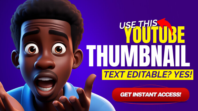 Youtube Thumbnail Editable Template | PosterMyWall