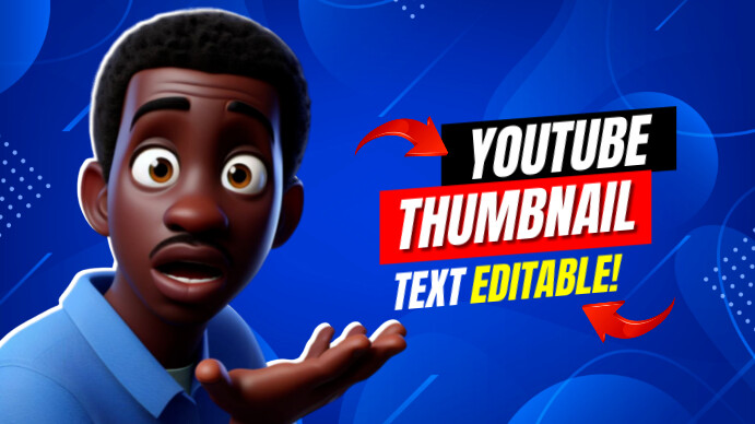 Youtube thumbnail editable template | PosterMyWall