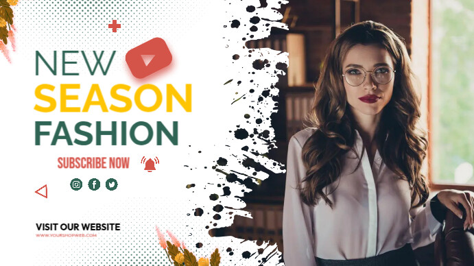 Youtube Thumbnail For Fashion Template | PosterMyWall
