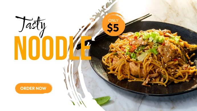 Copy of Youtube Thumbnail for Food | PosterMyWall