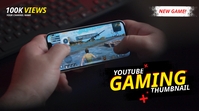 YouTube Live Thumbnail for Gaming Template | PosterMyWall