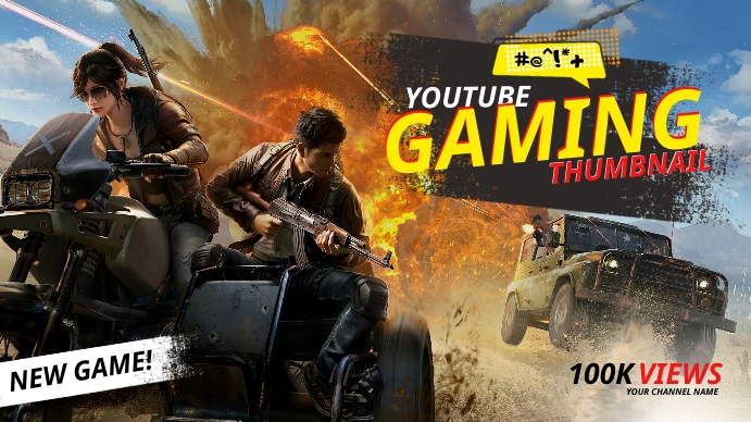 YouTube Thumbnail for Gaming Template | PosterMyWall