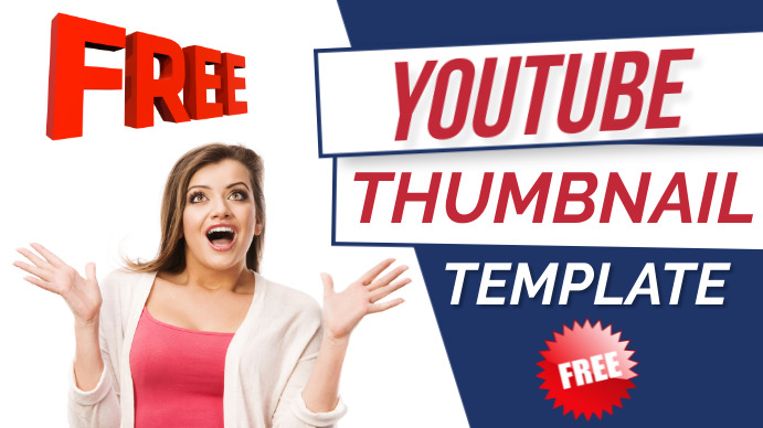 YouTube Thumbnail Free template Maker | PosterMyWall