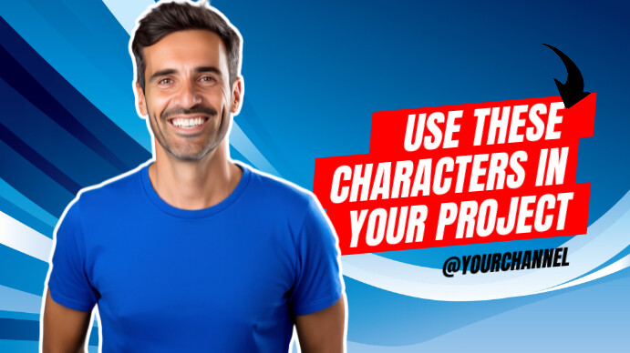 youtube thumbnail happy man Template | PosterMyWall