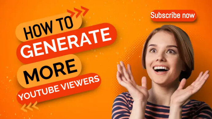 YouTube thumbnail how to generate viewers Template | PosterMyWall