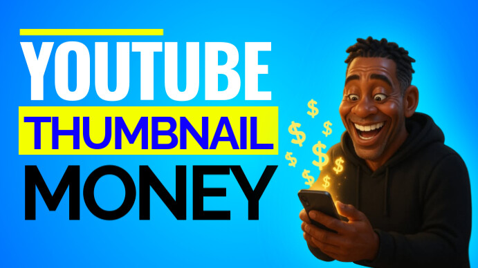 Youtube Thumbnail Money Templat | PosterMyWall