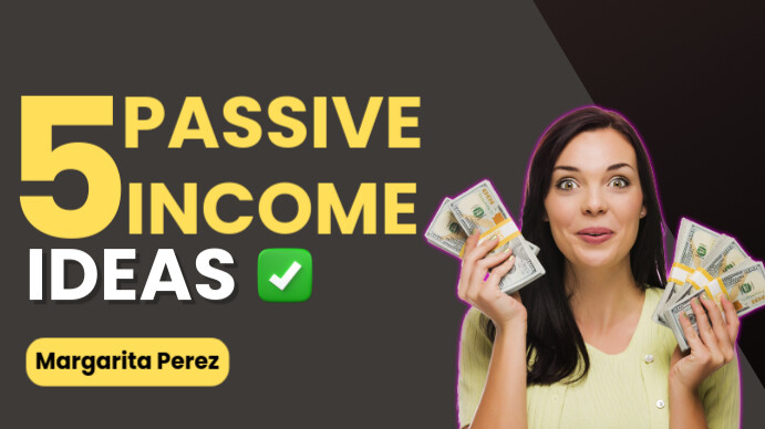 YouTube thumbnail online earning Template | PosterMyWall