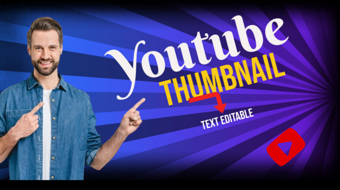 youtube thumbnail poster Template | PosterMyWall