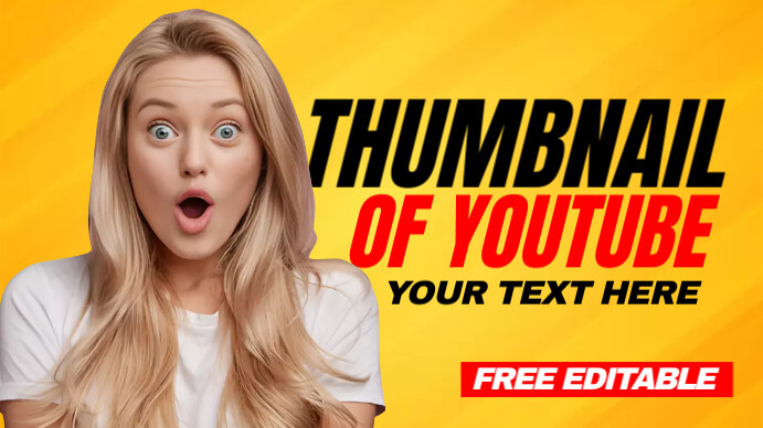 Youtube thumbnail template (1) | PosterMyWall