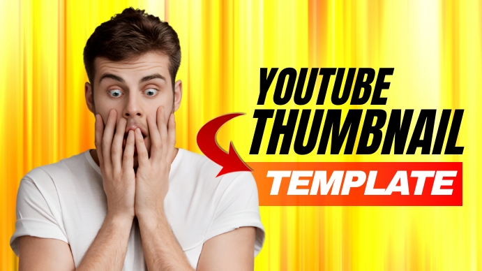 Copy of youtube thumbnail yellow with man | PosterMyWall