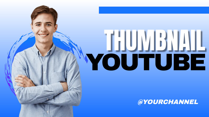 youtube thumbnails blue 2024 Template | PosterMyWall
